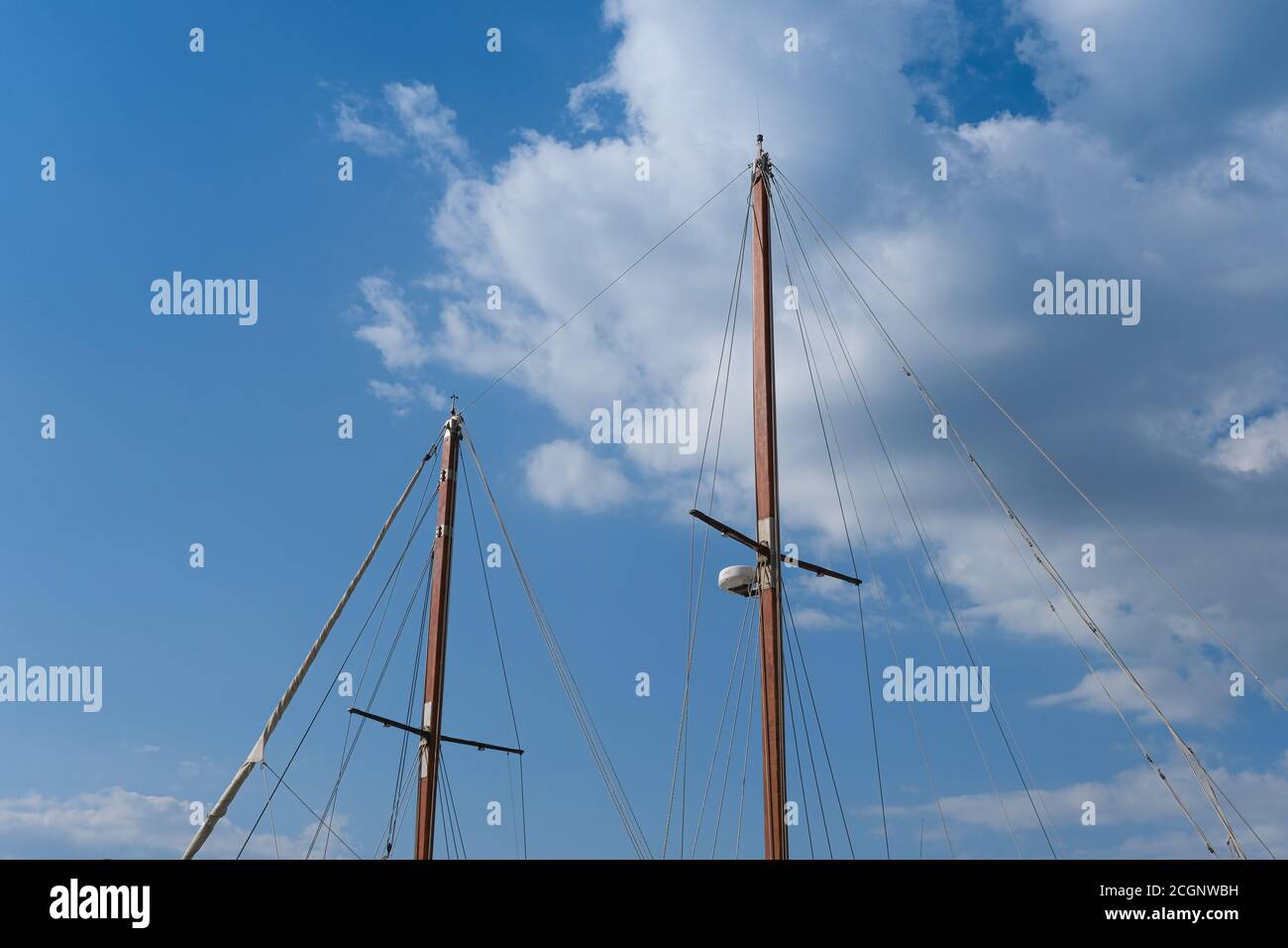Sails folded hi-res stock photography and images - Alamy