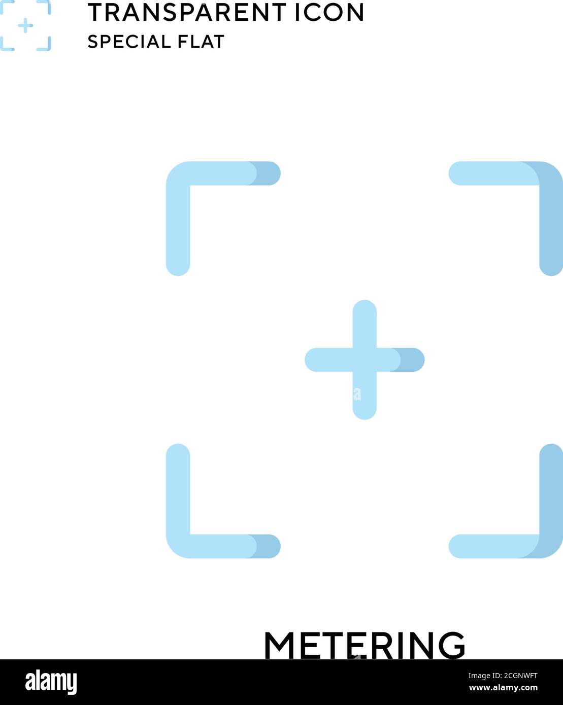 Metering vector icon. Flat style illustration. EPS 10 vector Stock ...