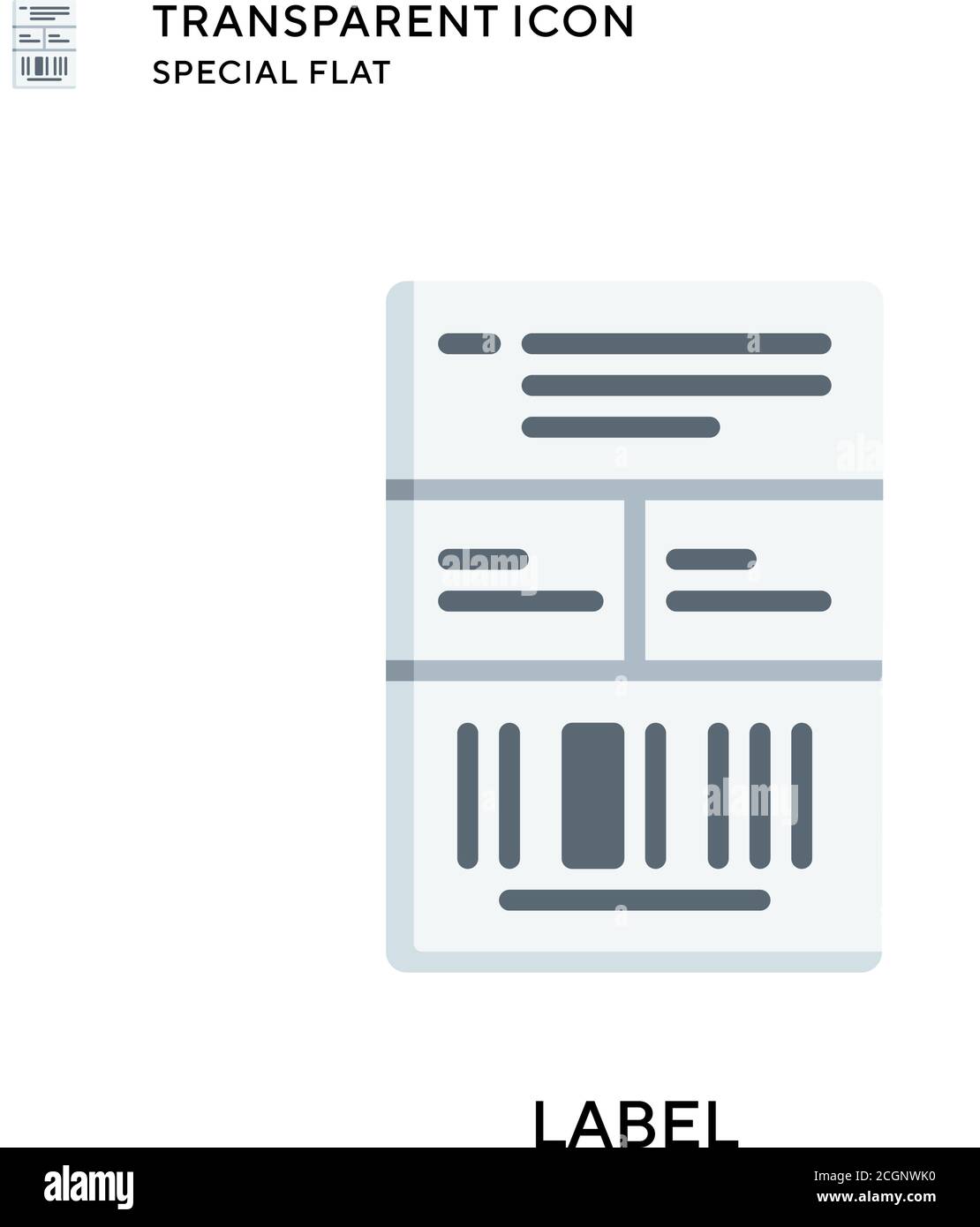 Label vector icon. Flat style illustration. EPS 10 vector Stock Vector ...