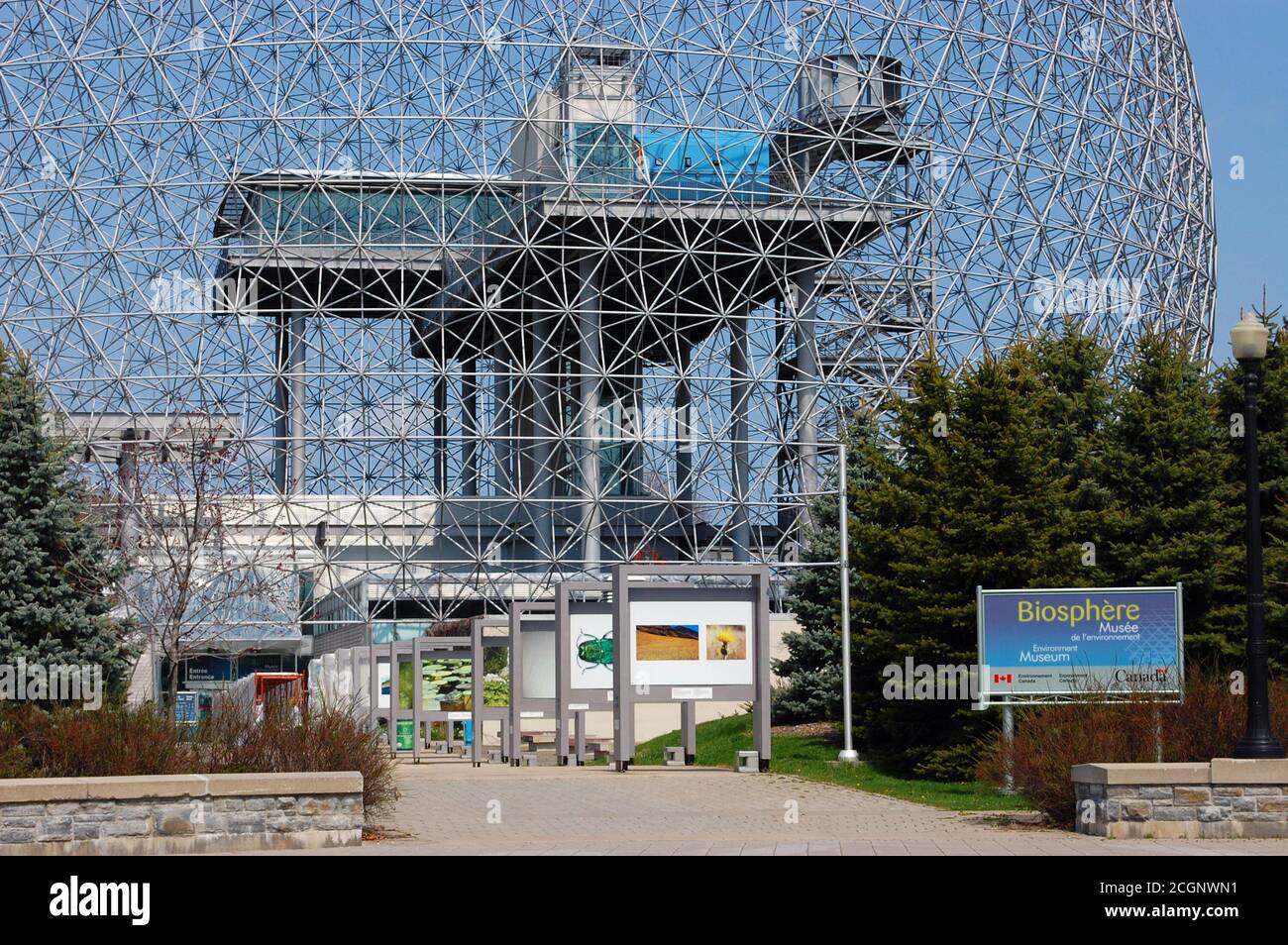 Montreal Biosphere in April 2010 Stock Photo - Alamy