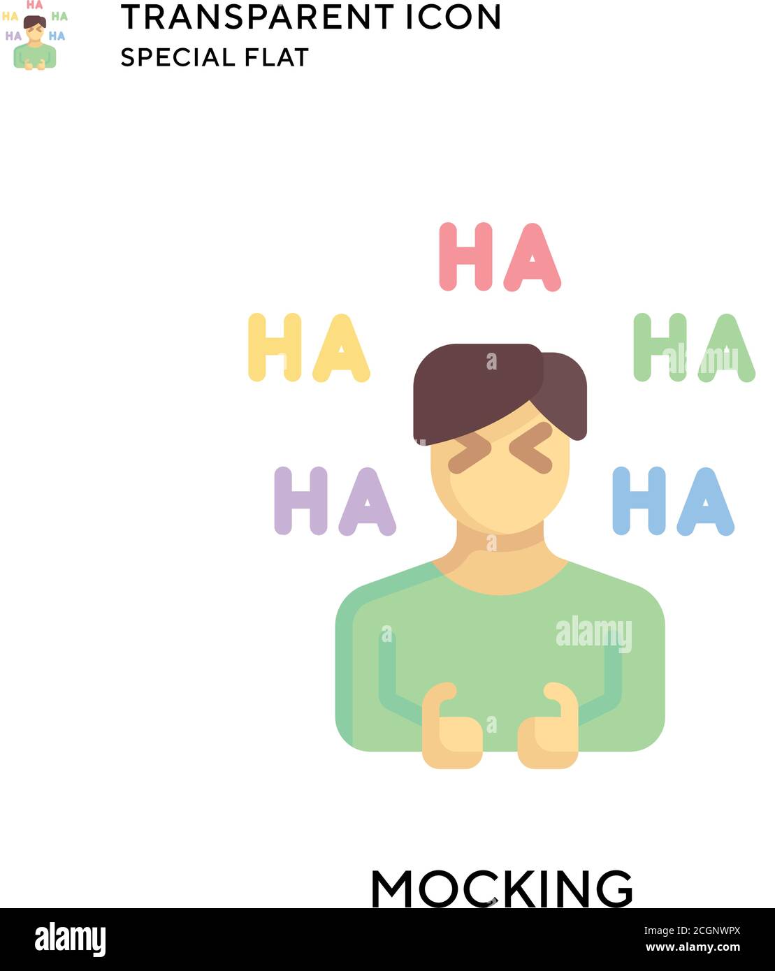 Mocking vector vectors hi-res stock photography and images - Alamy