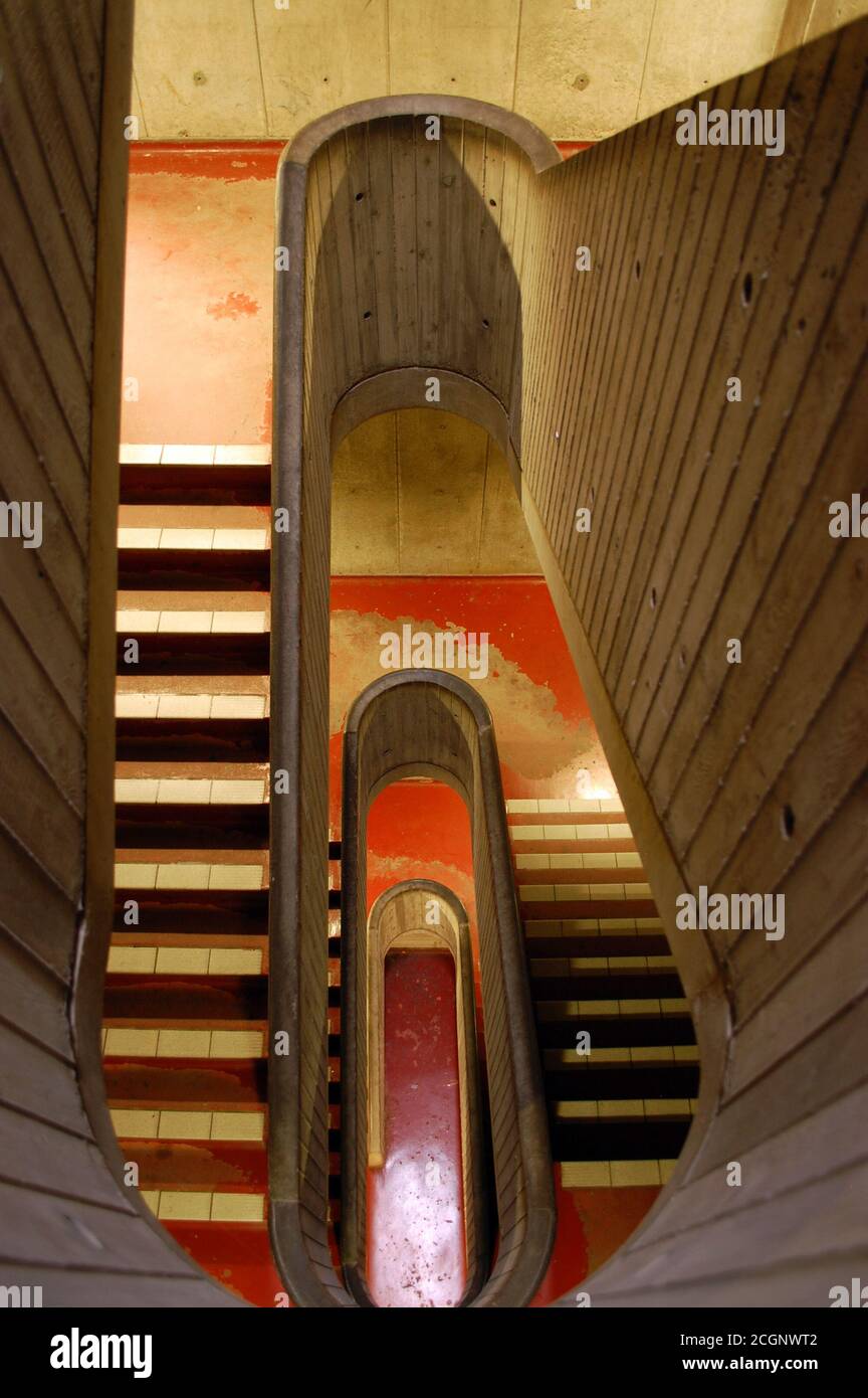 Stairwell at University of Toronto Scarborough campus Stock Photo - Alamy