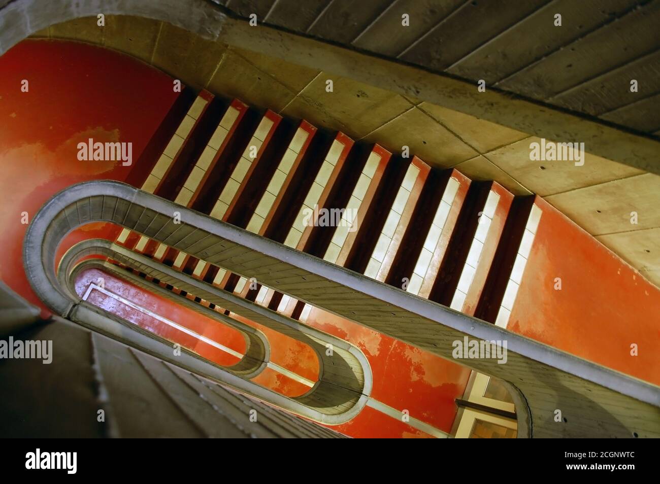 Stairwell at University of Toronto Scarborough campus Stock Photo - Alamy