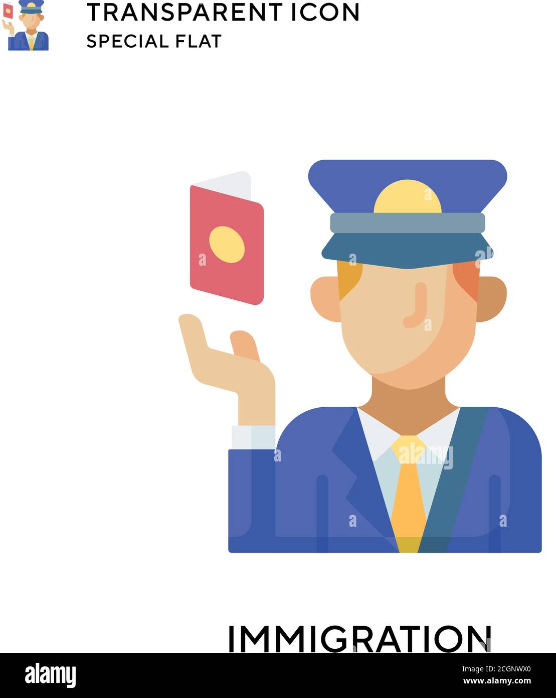 Immigrants people at us border Stock Vector Images - Alamy