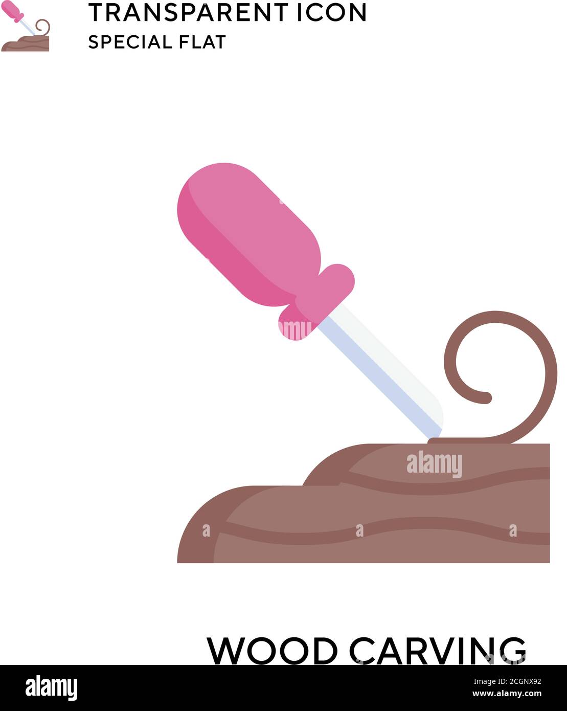 Timber wood carving sculpture Stock Vector Images - Alamy