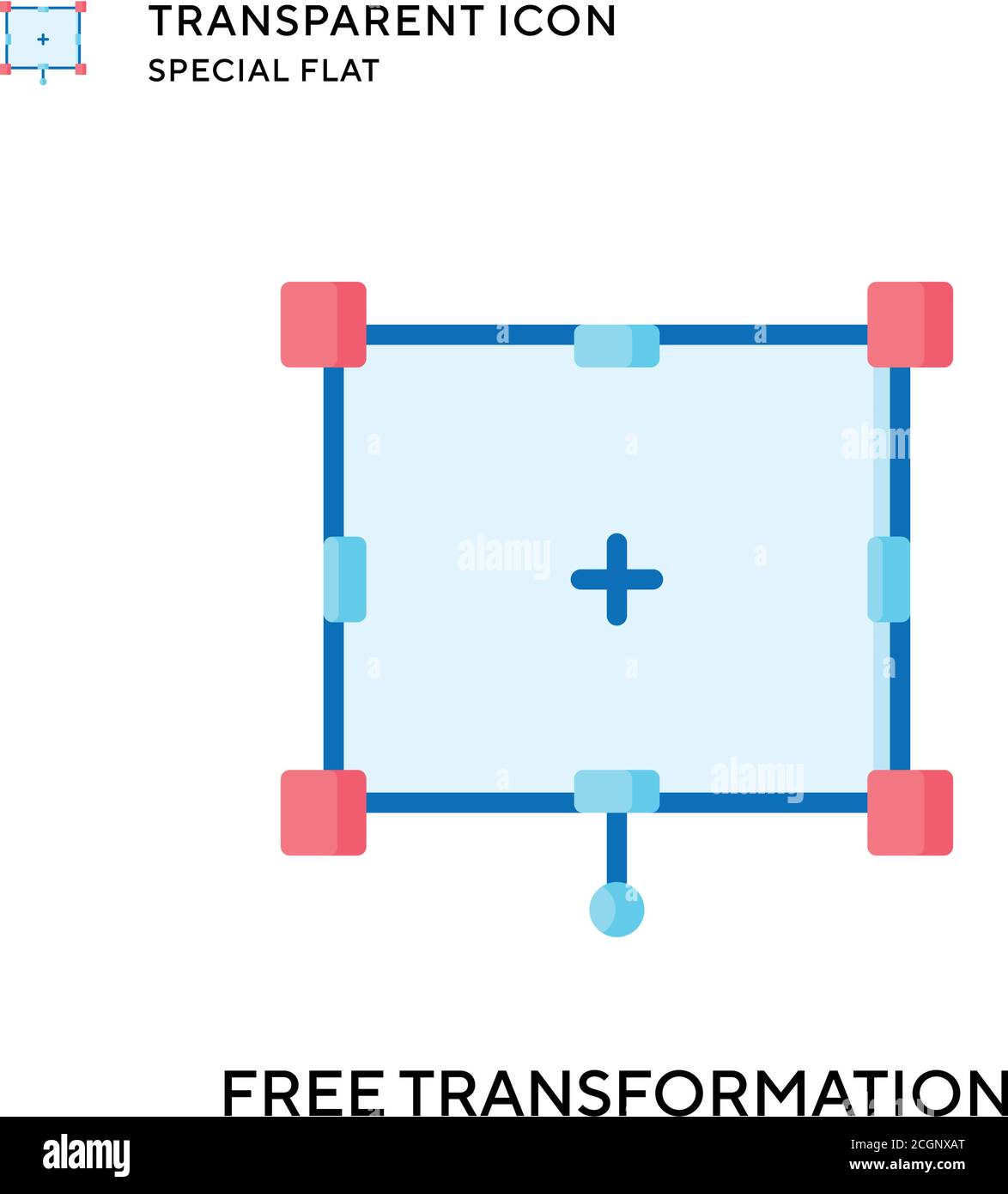 Free transformation vector icon. Flat style illustration. EPS 10 vector ...