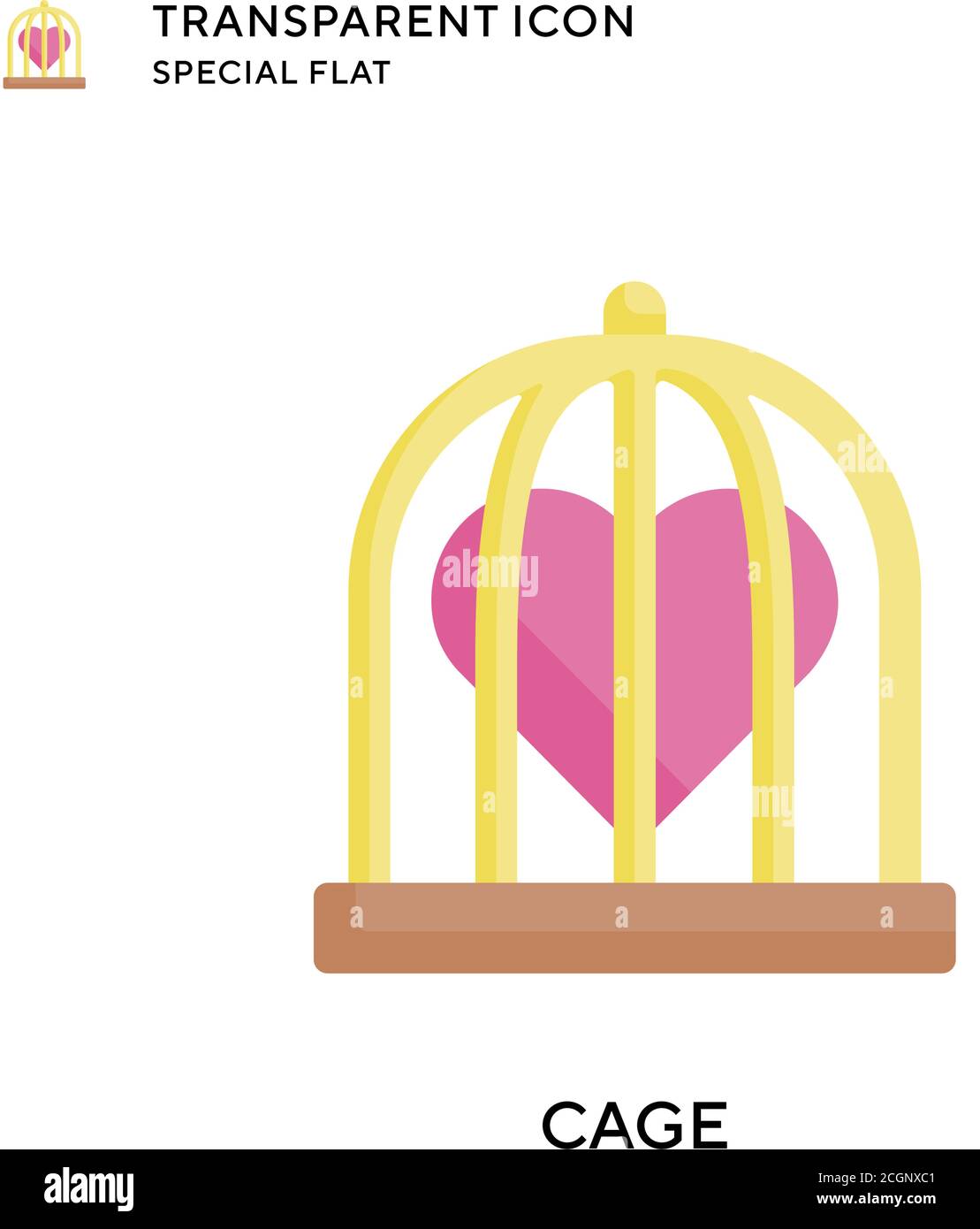 Empty steel cage Cut Out Stock Images & Pictures - Alamy