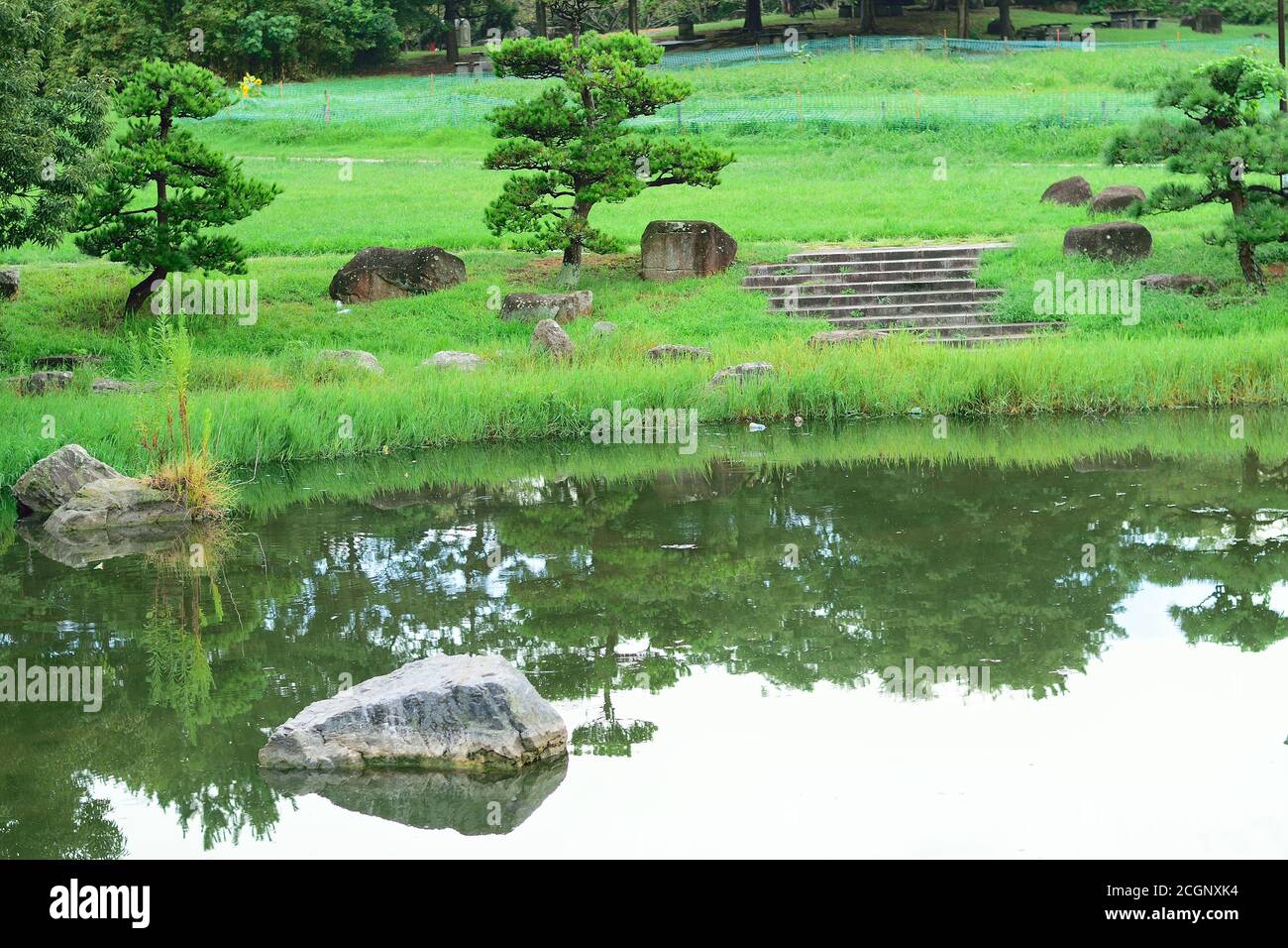 Lush japanese countryside hi-res stock photography and images - Alamy