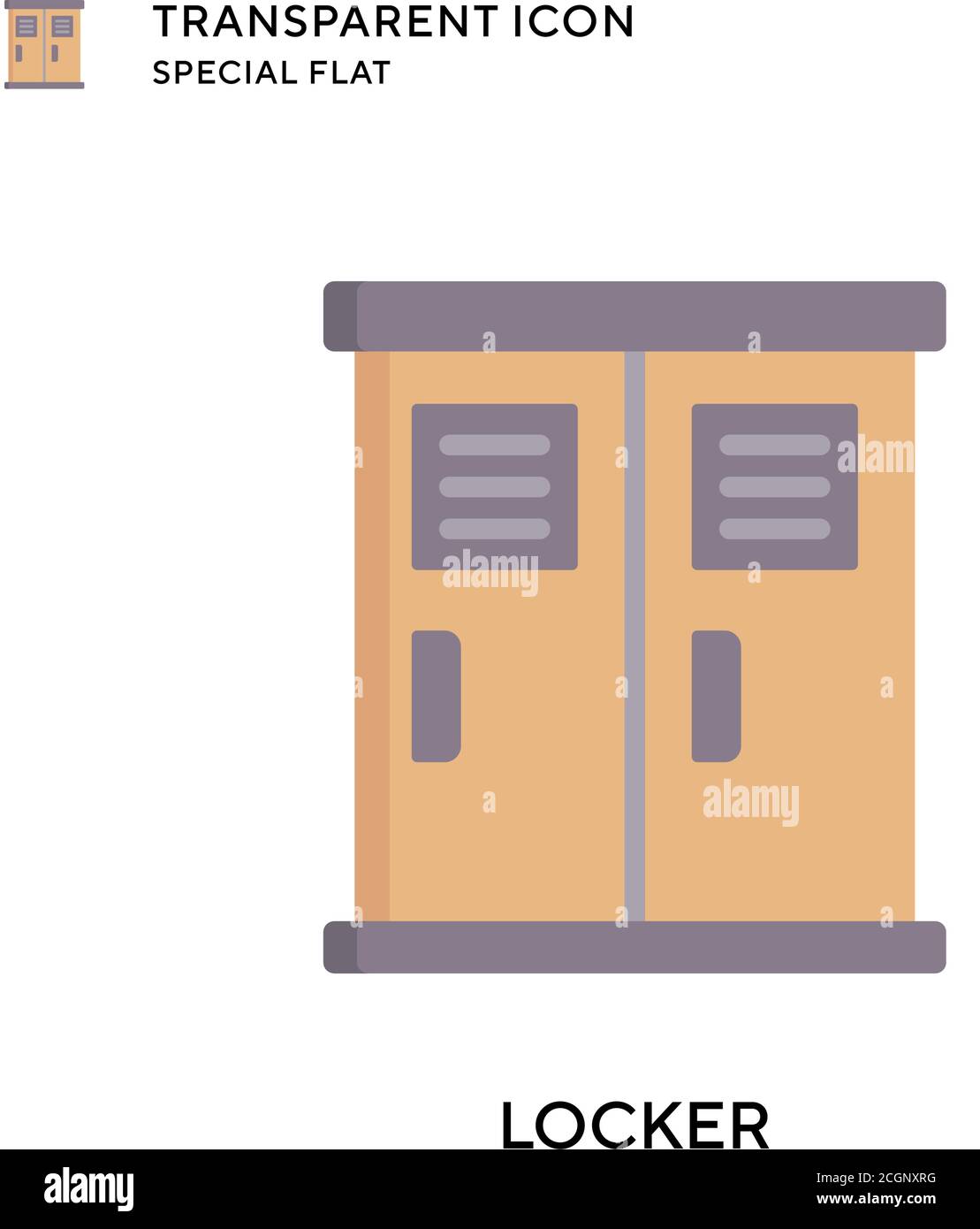 Locker school hallway Cut Out Stock Images & Pictures - Alamy