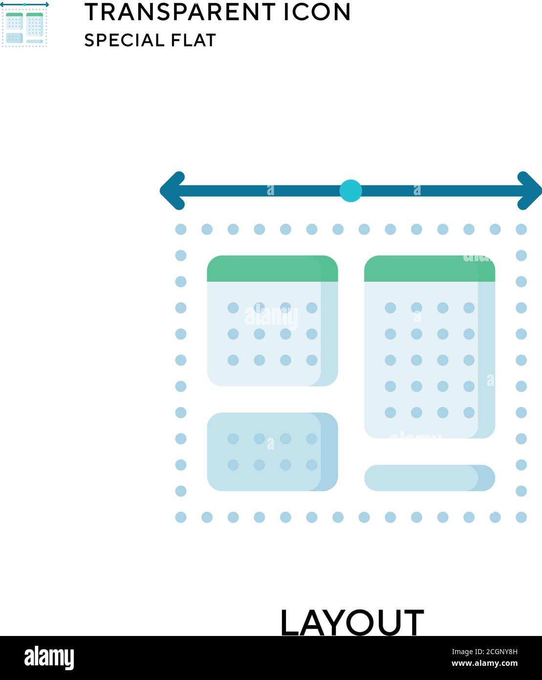 Layout vector icon. Flat style illustration. EPS 10 vector Stock Vector ...