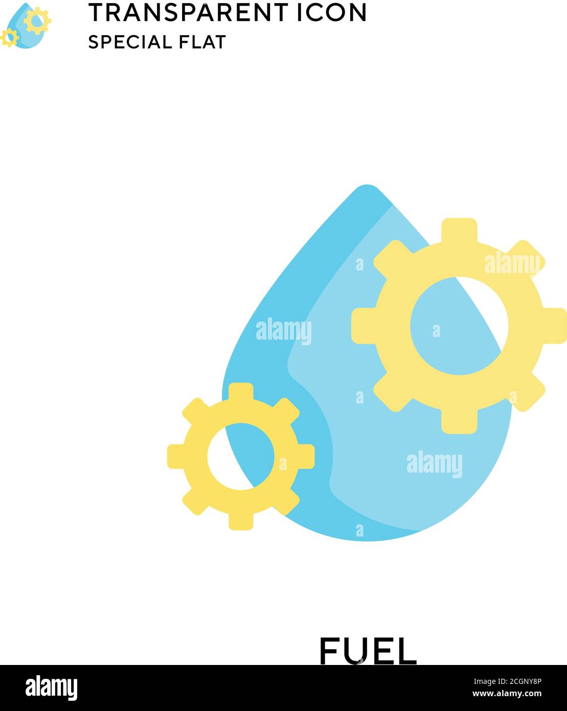 Fuel vector icon. Flat style illustration. EPS 10 vector Stock Vector ...