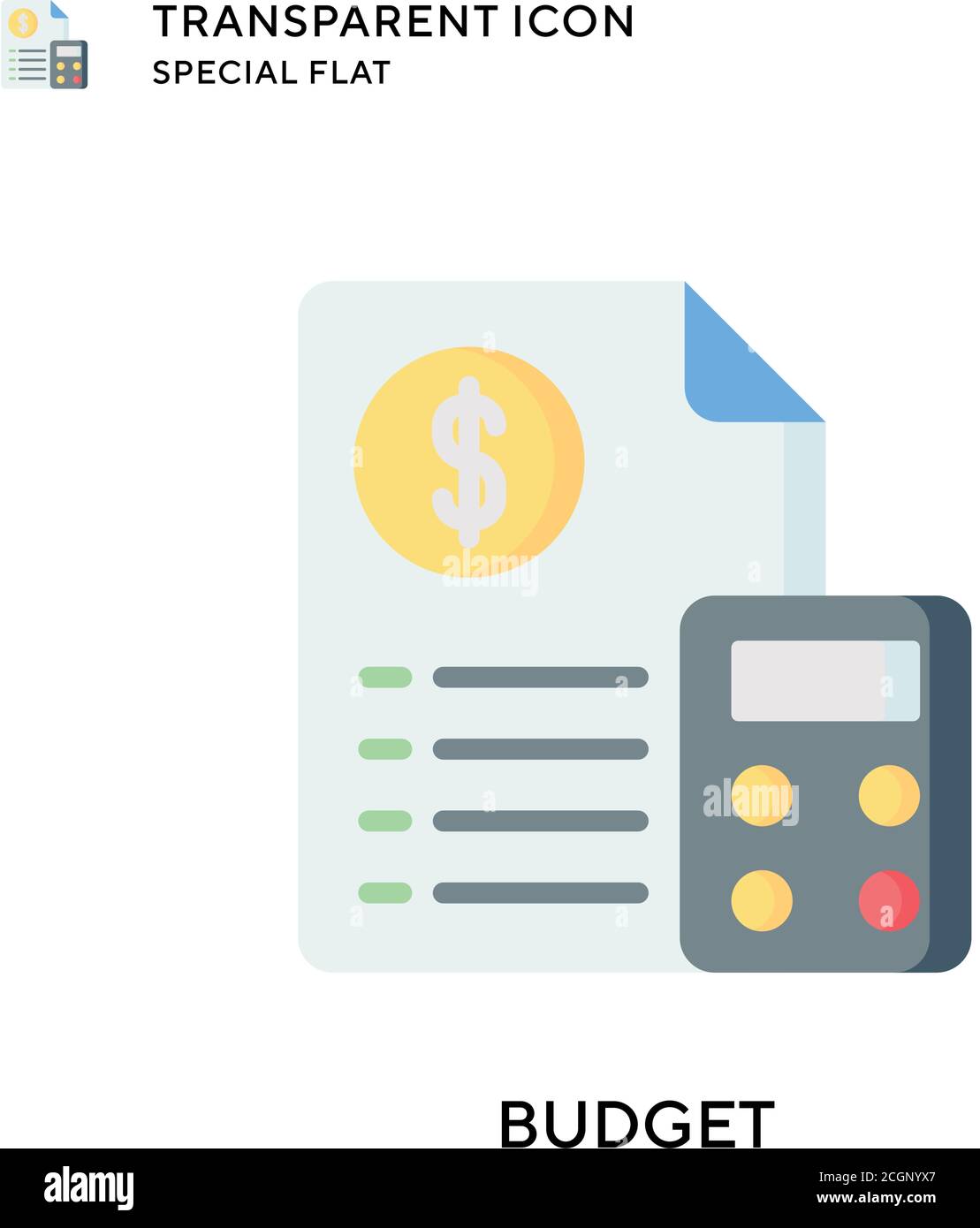 Budgeting calculation Stock Vector Images - Alamy