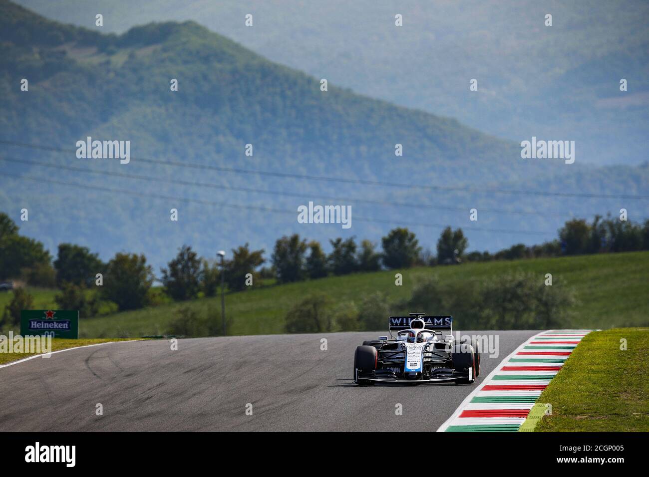 63 RUSSELL George (gbr), Williams Racing F1 FW43, action during the ...