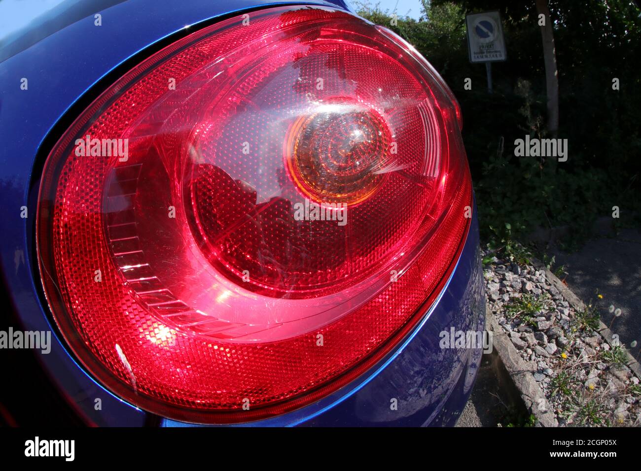 Black premium city crossover, luxury SUV rear light closeup Stock Photo ...