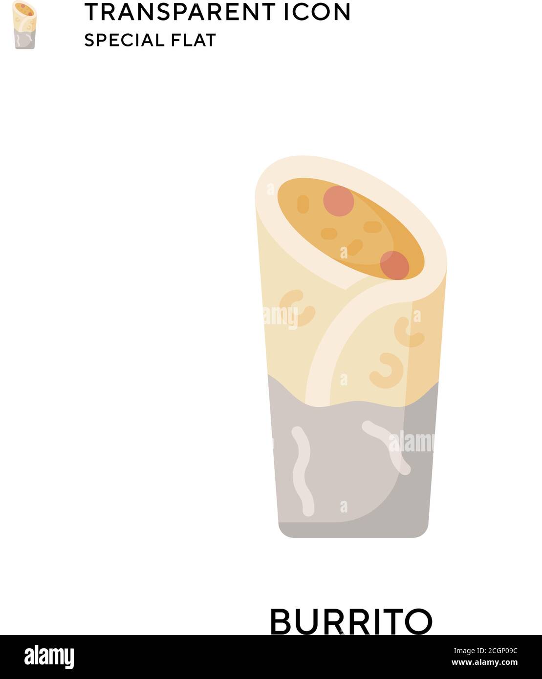 Burritos vector vectors Cut Out Stock Images & Pictures - Alamy