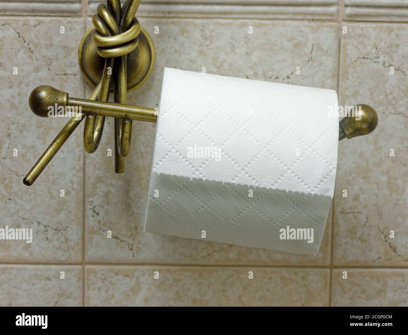 Toilet paper closeup bathroom indoor Stock Photo - Alamy