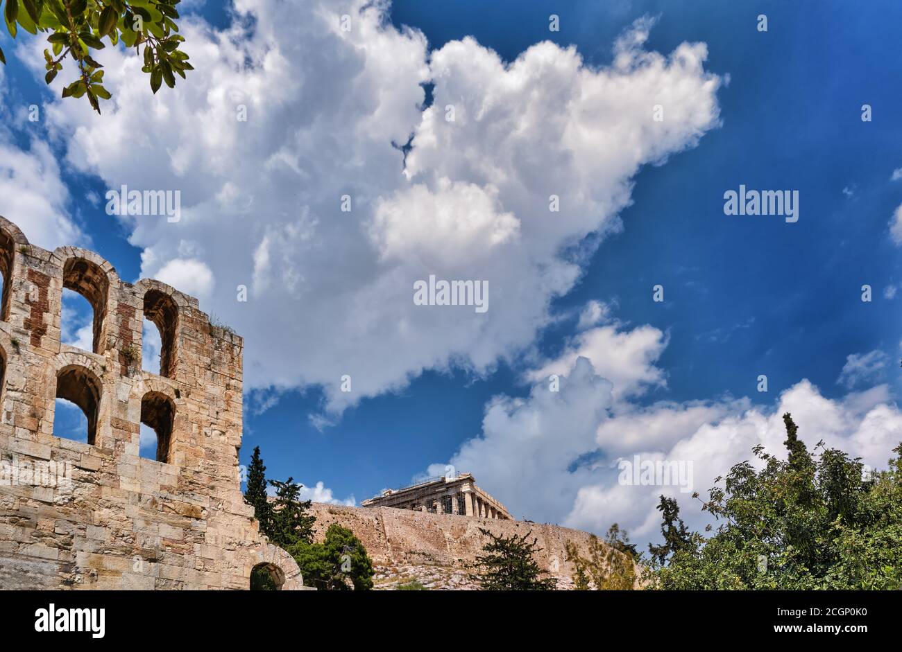 Acropolis amphitheater hi-res stock photography and images - Alamy