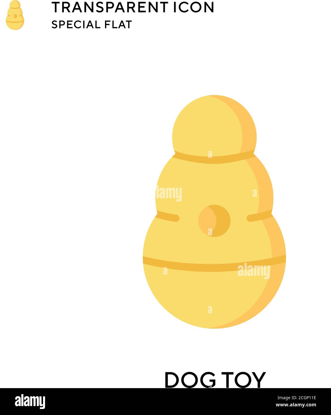 Puppy and chew toy Stock Vector Images - Alamy