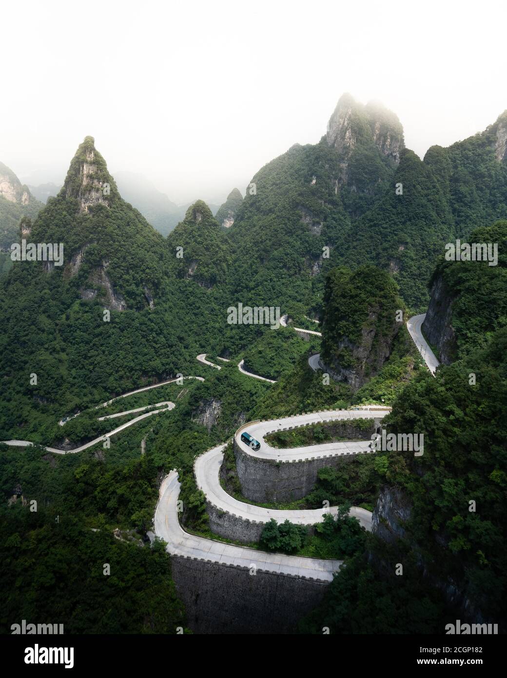 Tianmen mountain road, china hi-res stock photography and images - Alamy