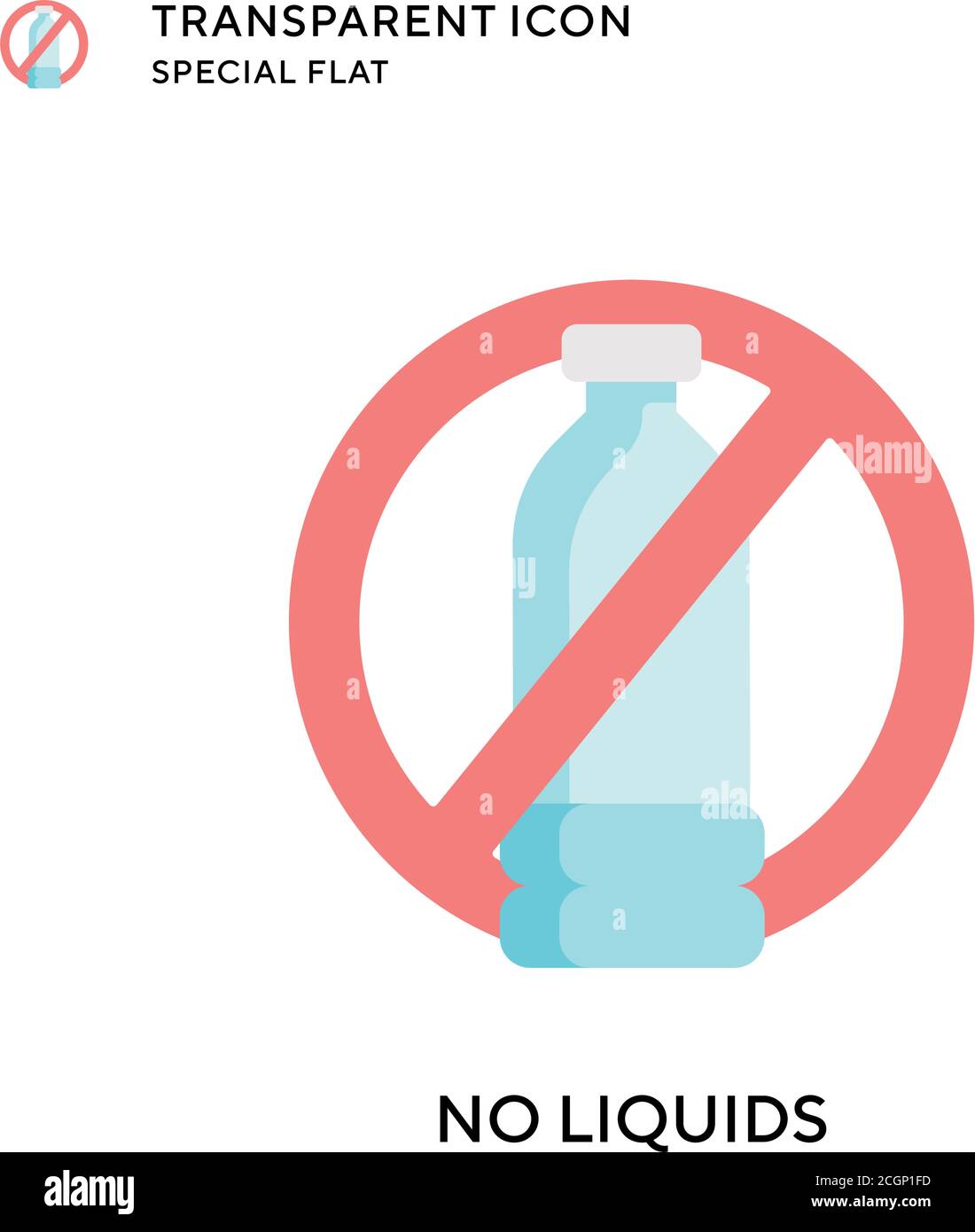No liquids sign Cut Out Stock Images & Pictures - Alamy