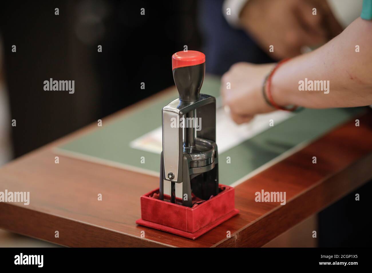 Rubber stamp maker hi-res stock photography and images - Alamy