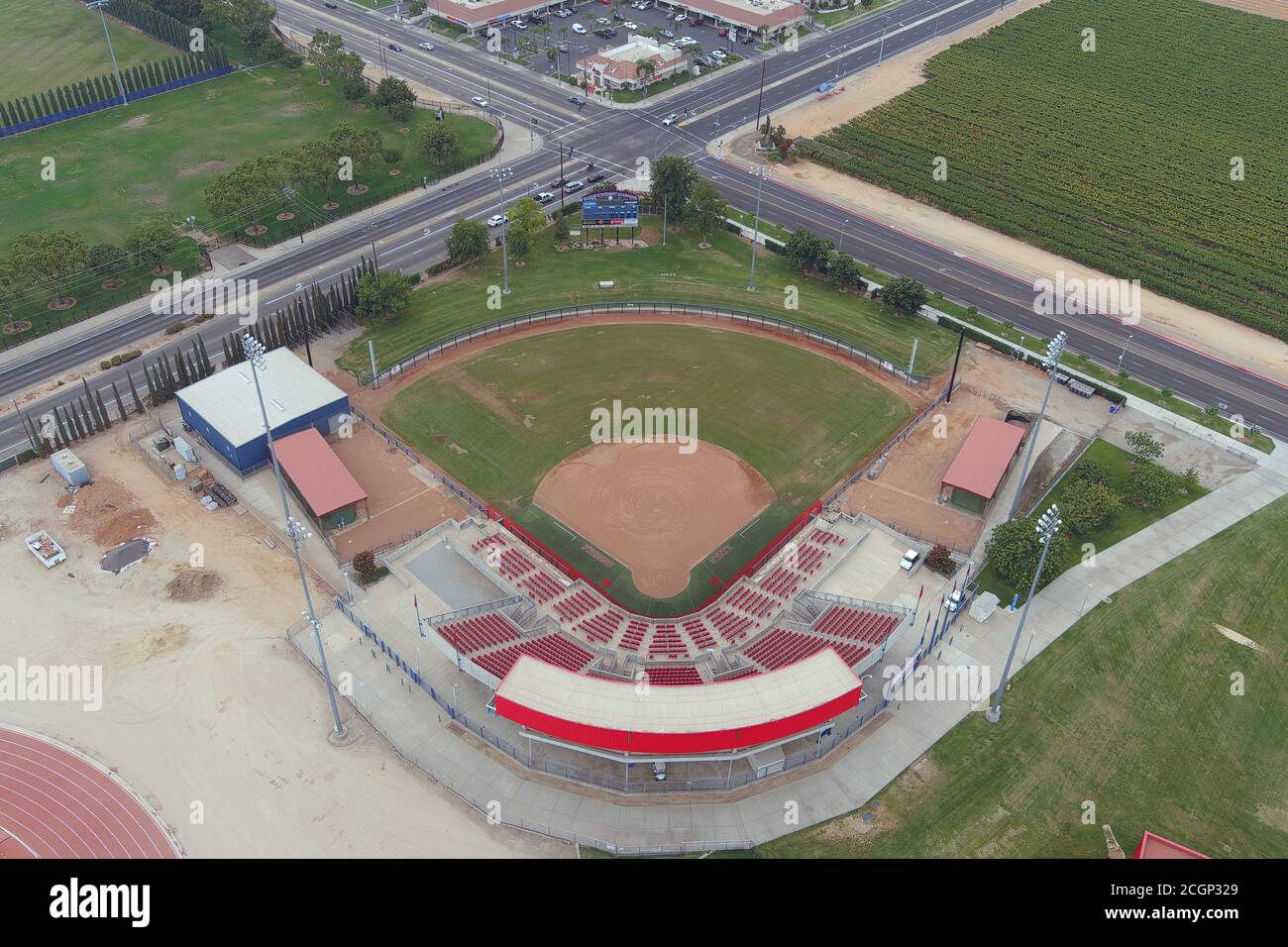 Softball field aerial hi-res stock photography and images - Alamy