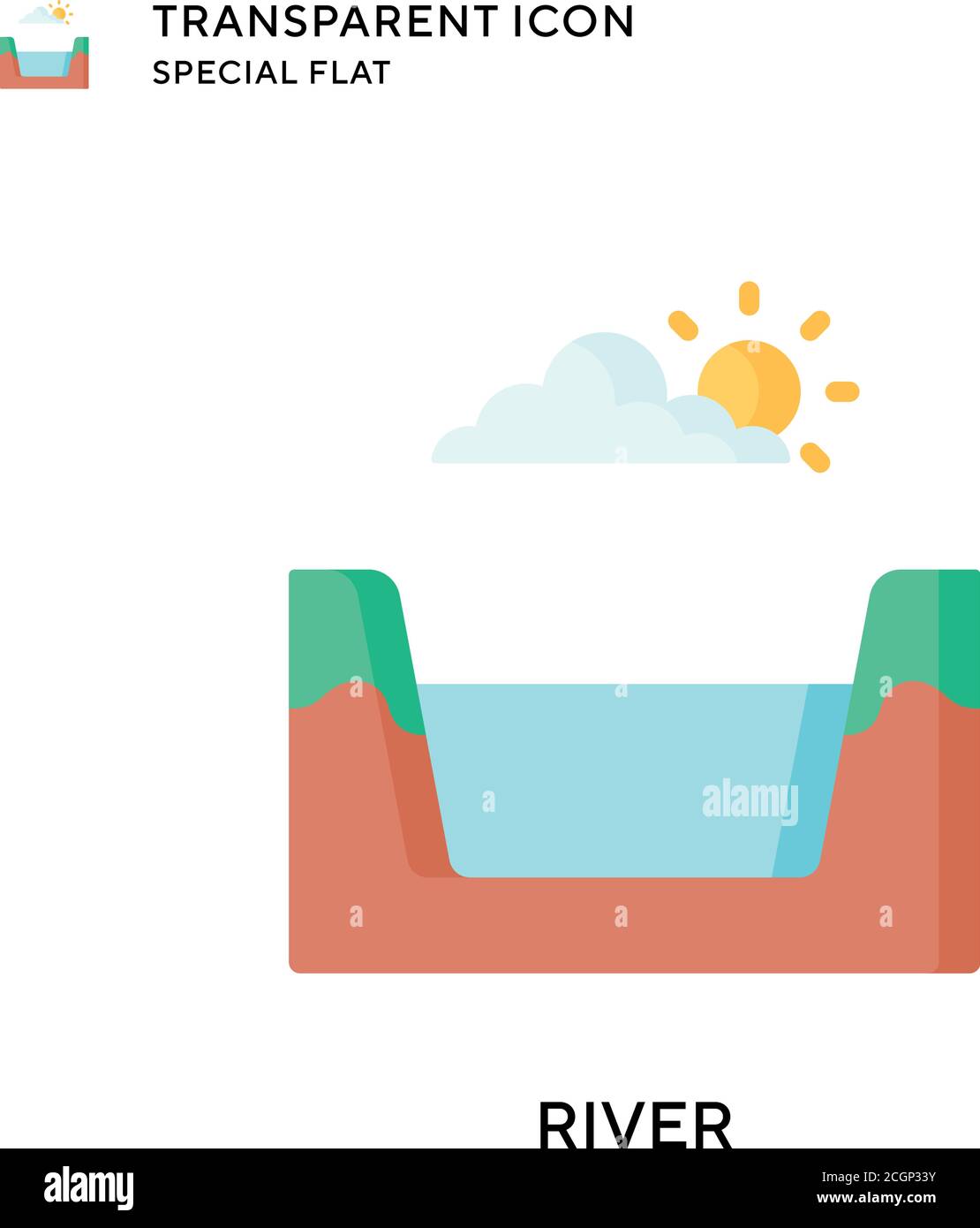 Beautiful rivers and environment Stock Vector Images - Alamy