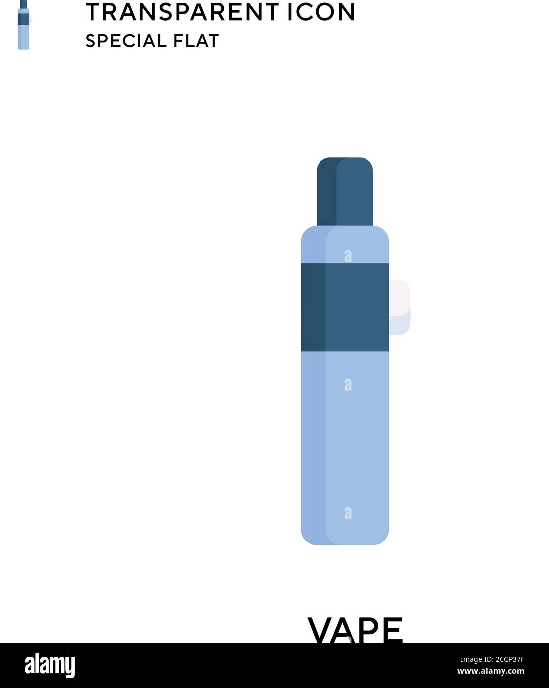 Vape vector icon. Flat style illustration. EPS 10 vector Stock Vector ...