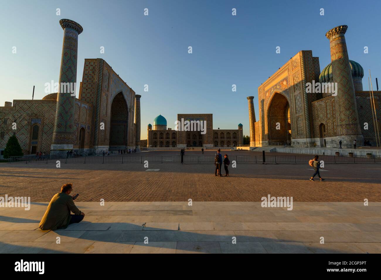 The Registan. Samarkand, Uzbekistan Stock Photo - Alamy