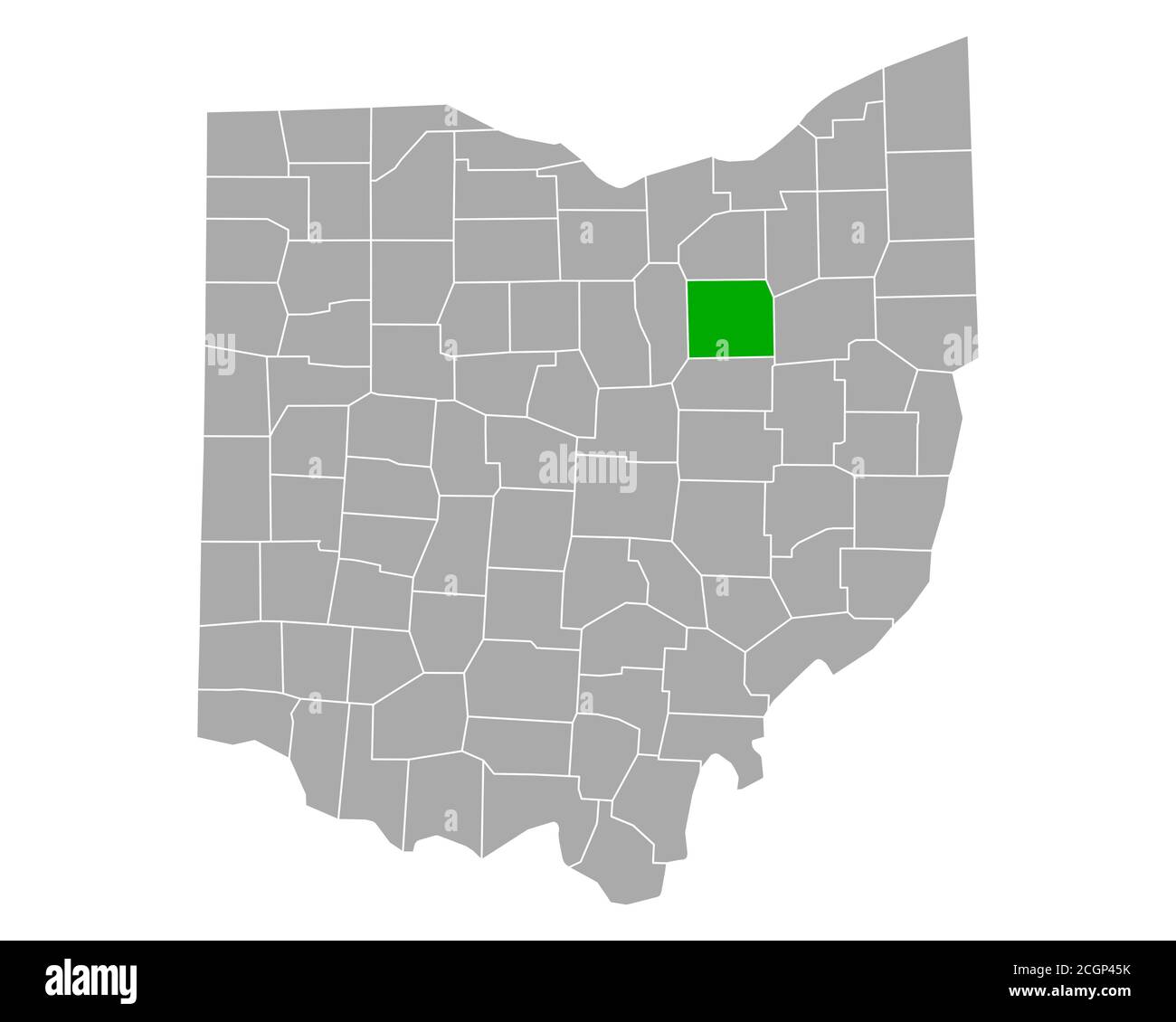 Wayne ohio map hi-res stock photography and images - Alamy