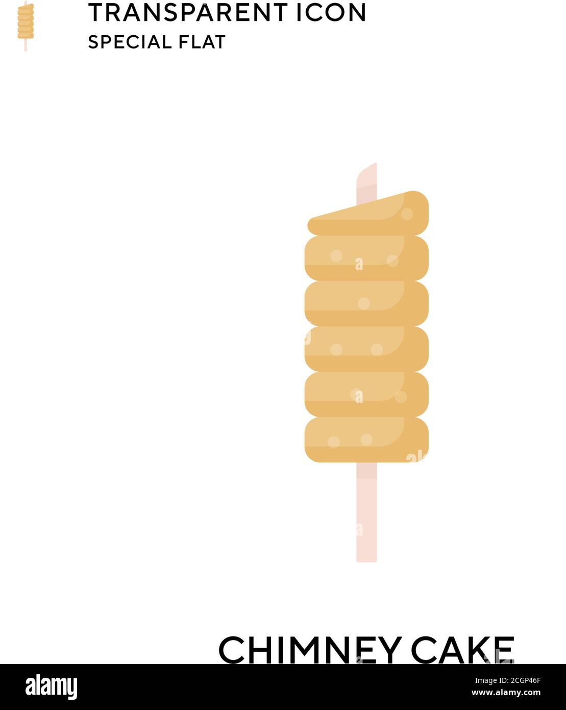 Czech cinnamon pastry Stock Vector Images - Alamy