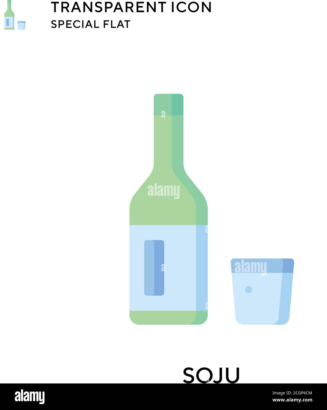Korean soju Stock Vector Images - Alamy