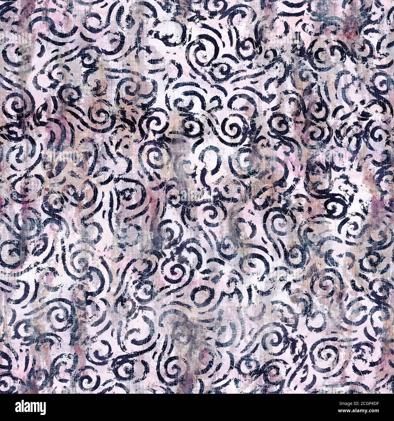 Mixed media collage drawn seamless pattern swatch Stock Photo - Alamy