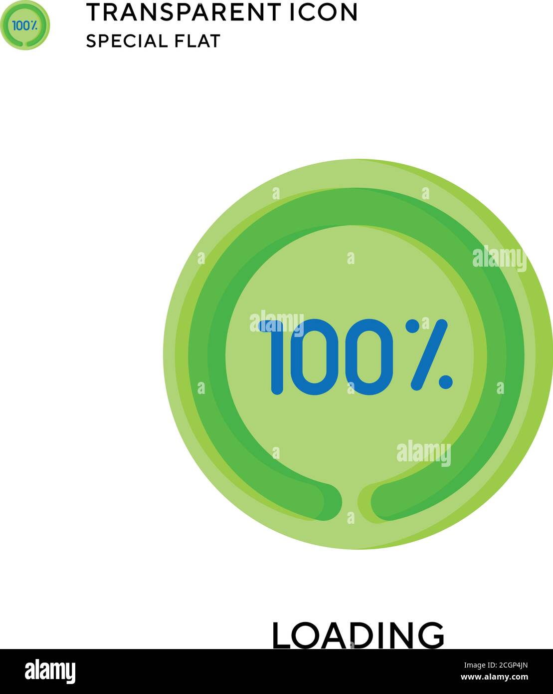 Loading vector icon. Flat style illustration. EPS 10 vector Stock ...