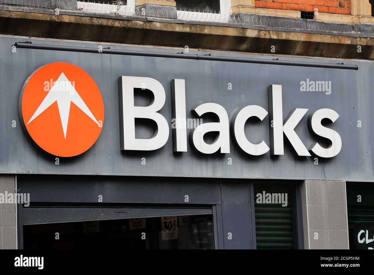 Blacks Outdoor Shop, Nottingham City Centre Stock Photo - Alamy