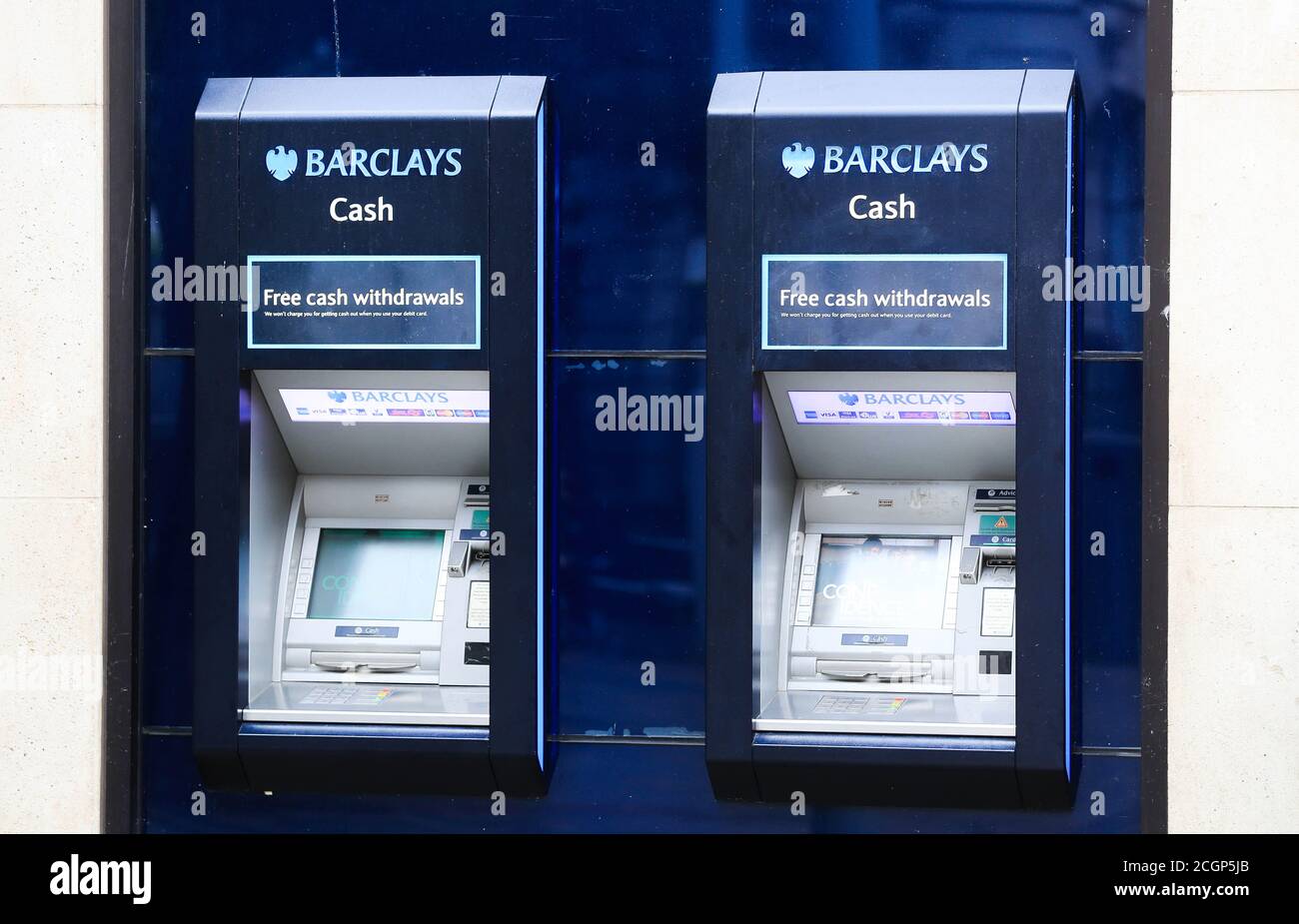 Barclays cash machines hi-res stock photography and images - Alamy