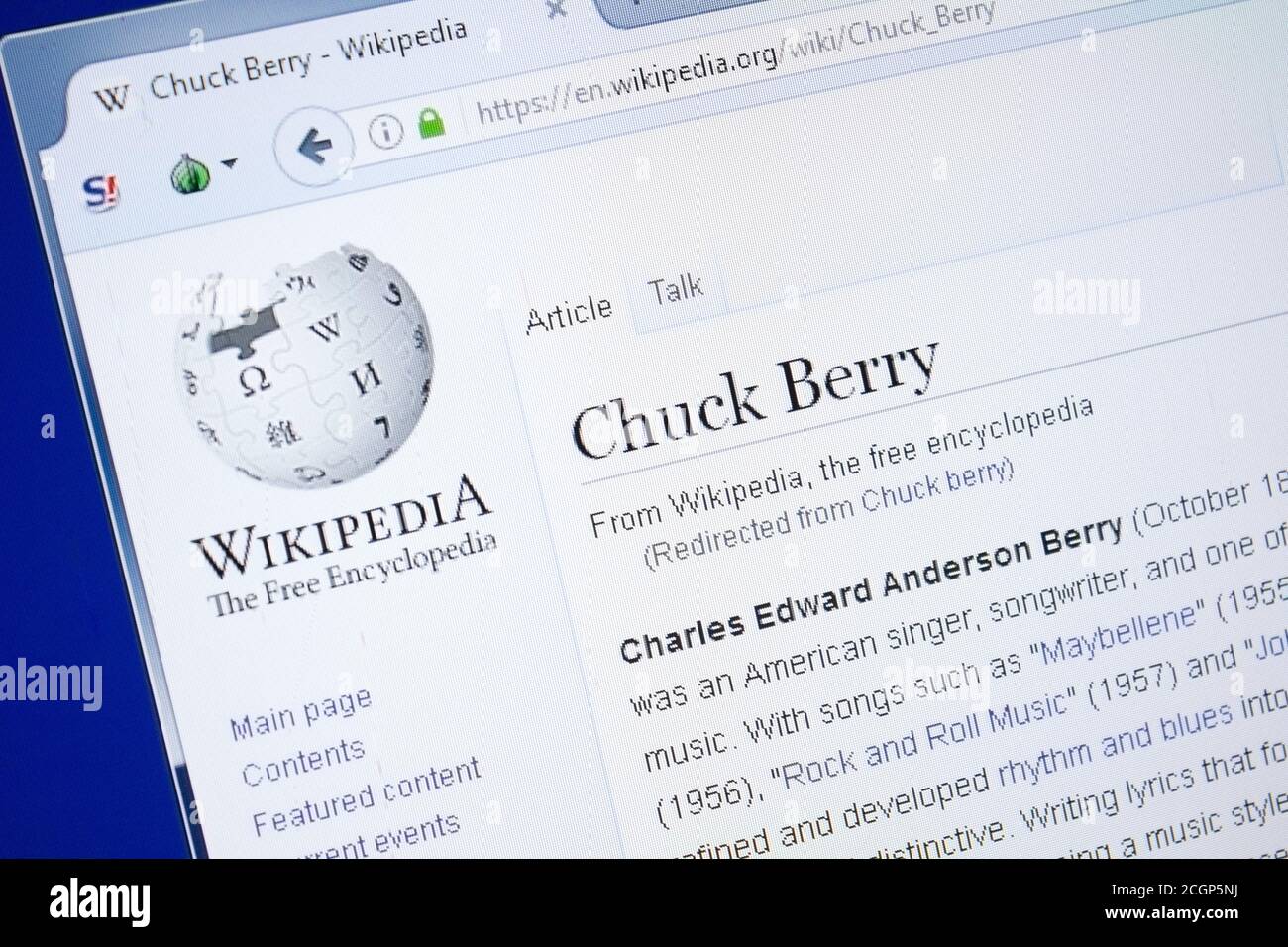 Chuck site hi-res stock photography and images - Alamy