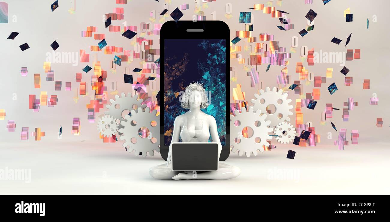 Creative Technology Solutions and Disruptive Technologies Stock Photo ...