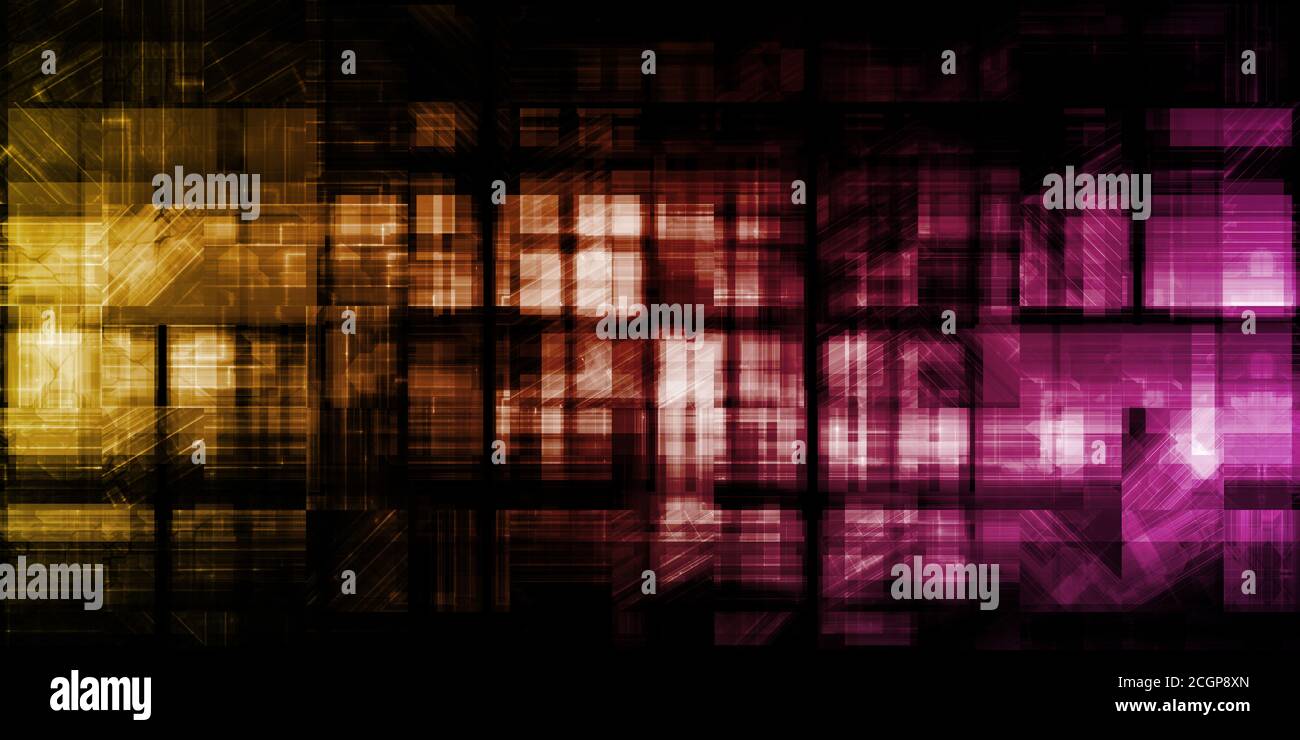 Dynamic Technology And Automated System Of The Future Stock Photo - Alamy