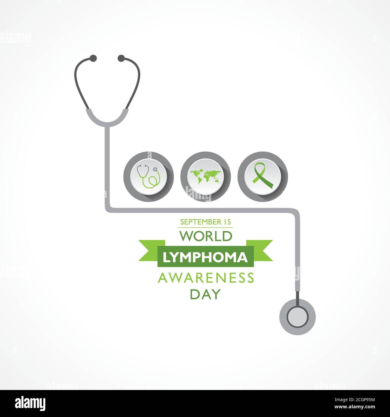Vector illustration of World Lymphoma Awareness Day observed on ...