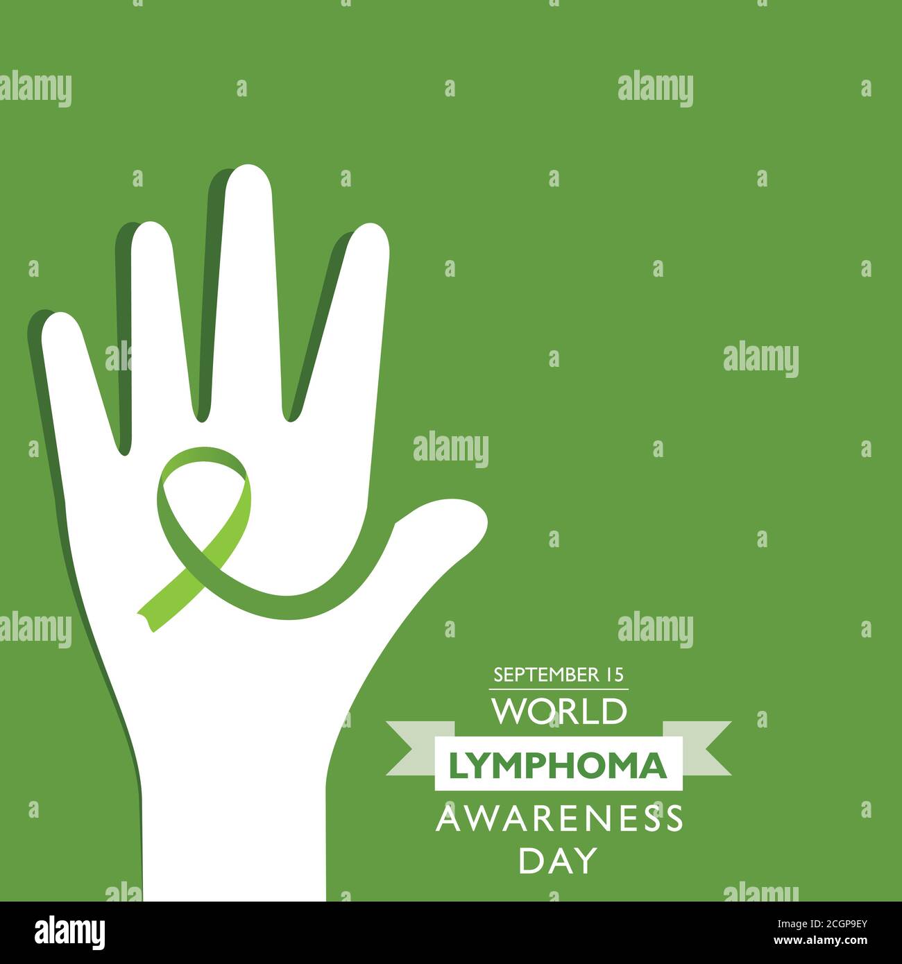 Vector illustration of World Lymphoma Awareness Day observed on ...
