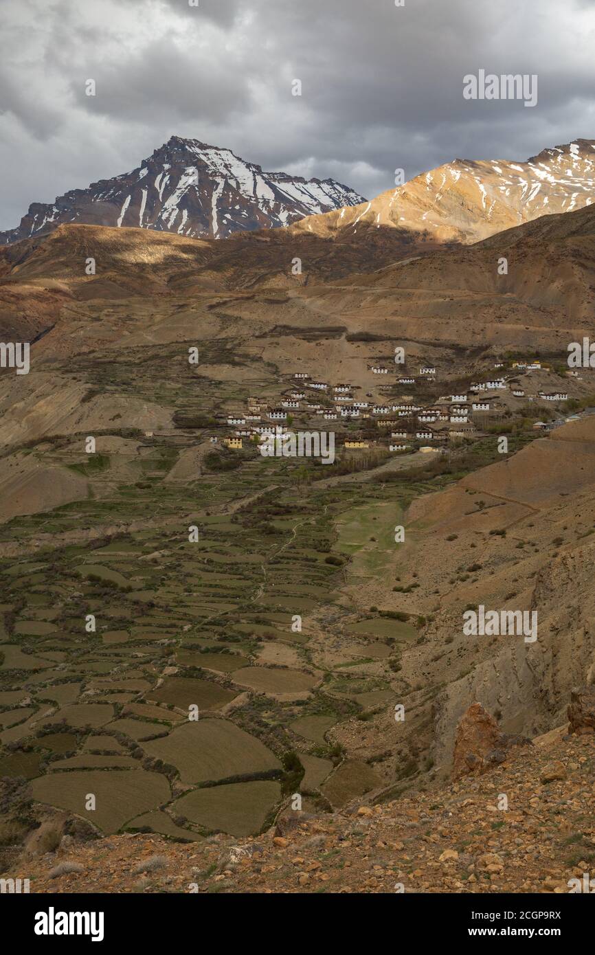 Demul Village, in Spiti Valley, Himachal Pradesh, India Stock Photo - Alamy