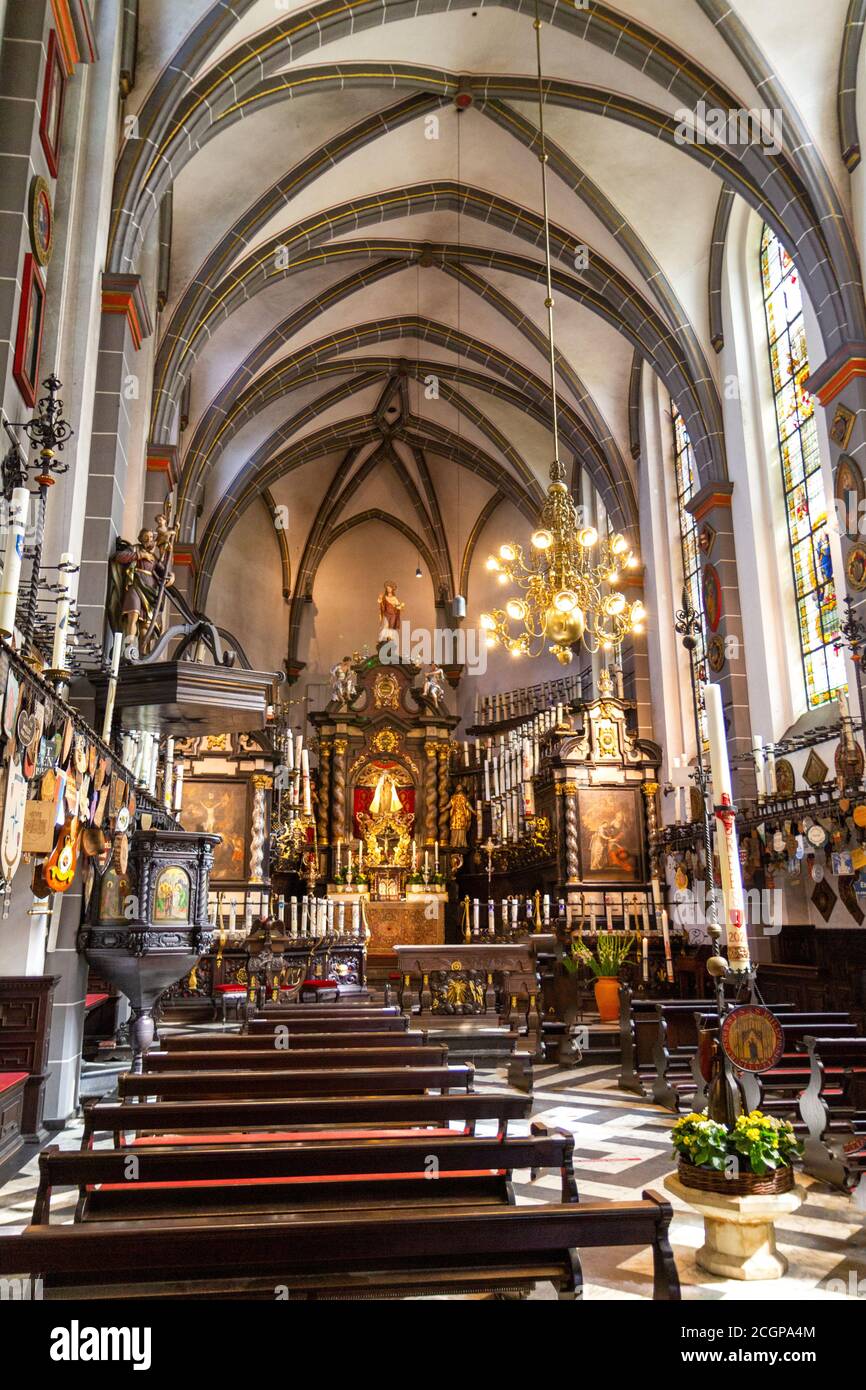 Inside of the Candle Chapel Stock Photo - Alamy