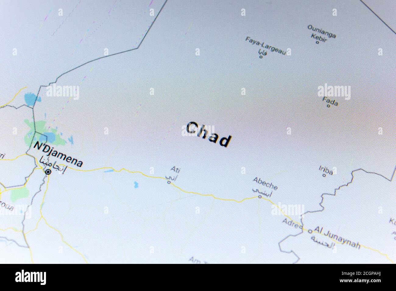 Maps of chad hi-res stock photography and images - Alamy