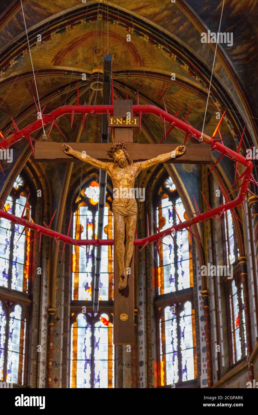 Jesus christ hanging on cross hi-res stock photography and images - Alamy