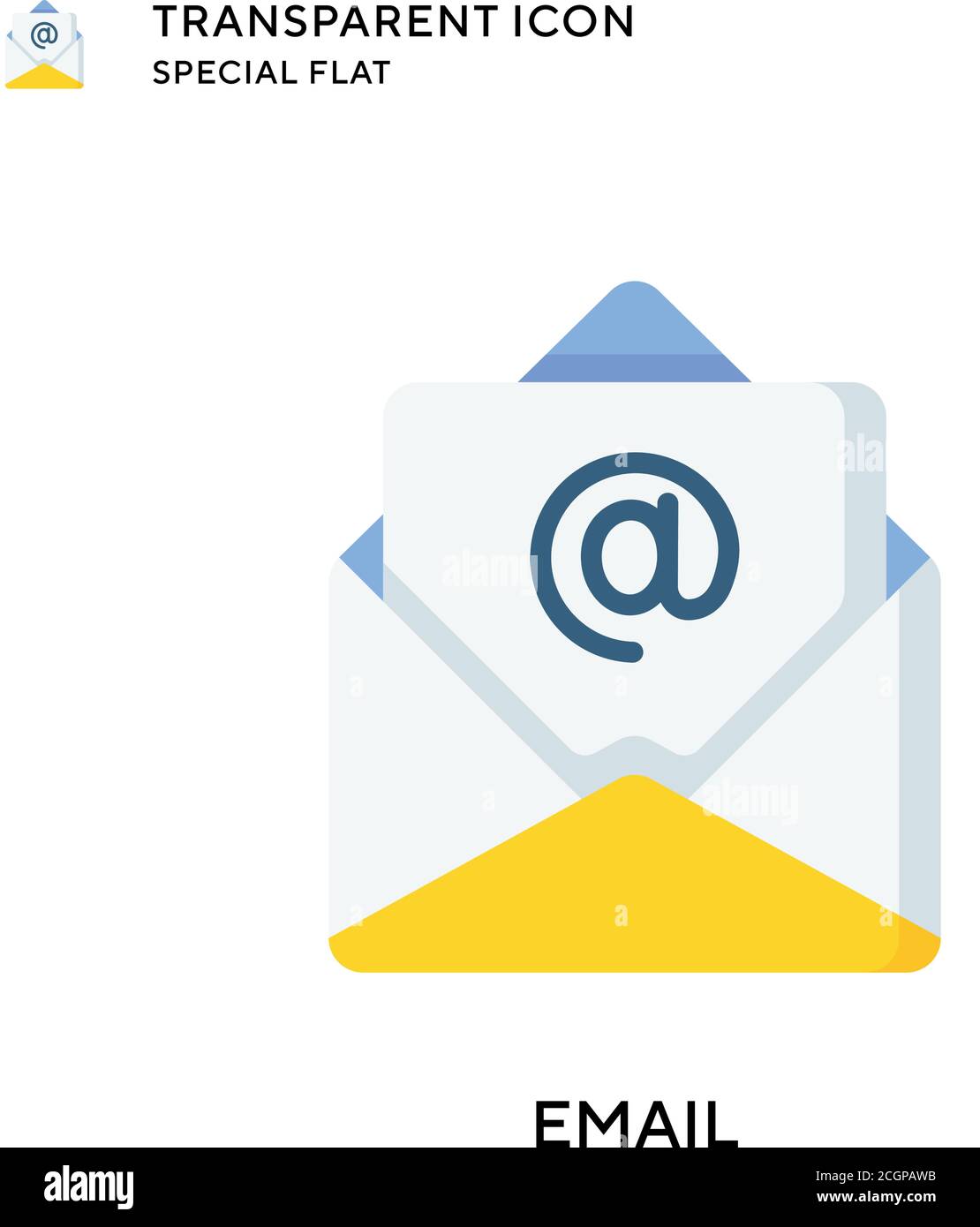 Email vector icon. Flat style illustration. EPS 10 vector Stock Vector ...