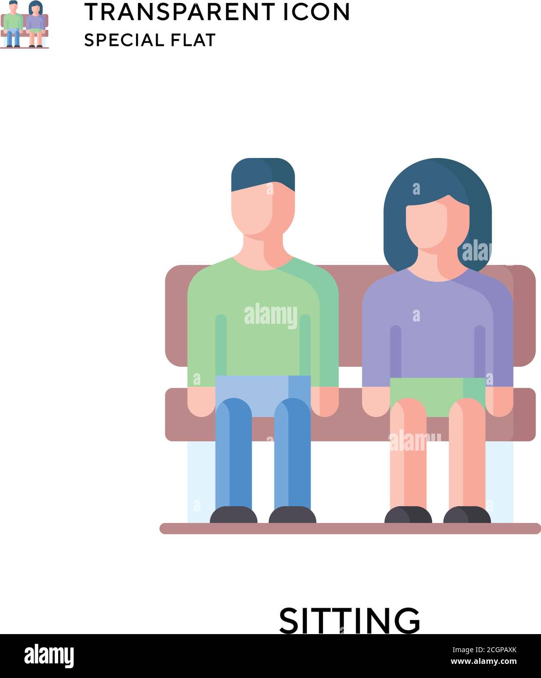 Woman sit side portrait Stock Vector Images - Alamy