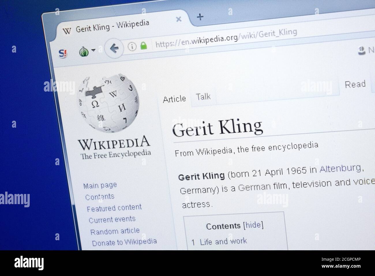 Gerit kling hi-res stock photography and images - Alamy