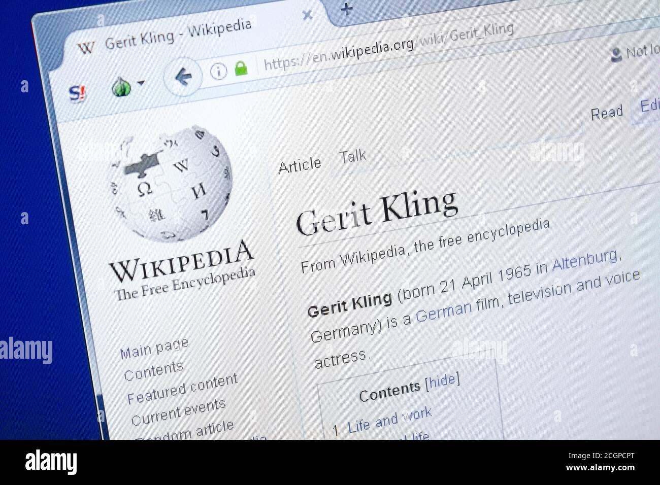 Gerit kling hi-res stock photography and images - Alamy