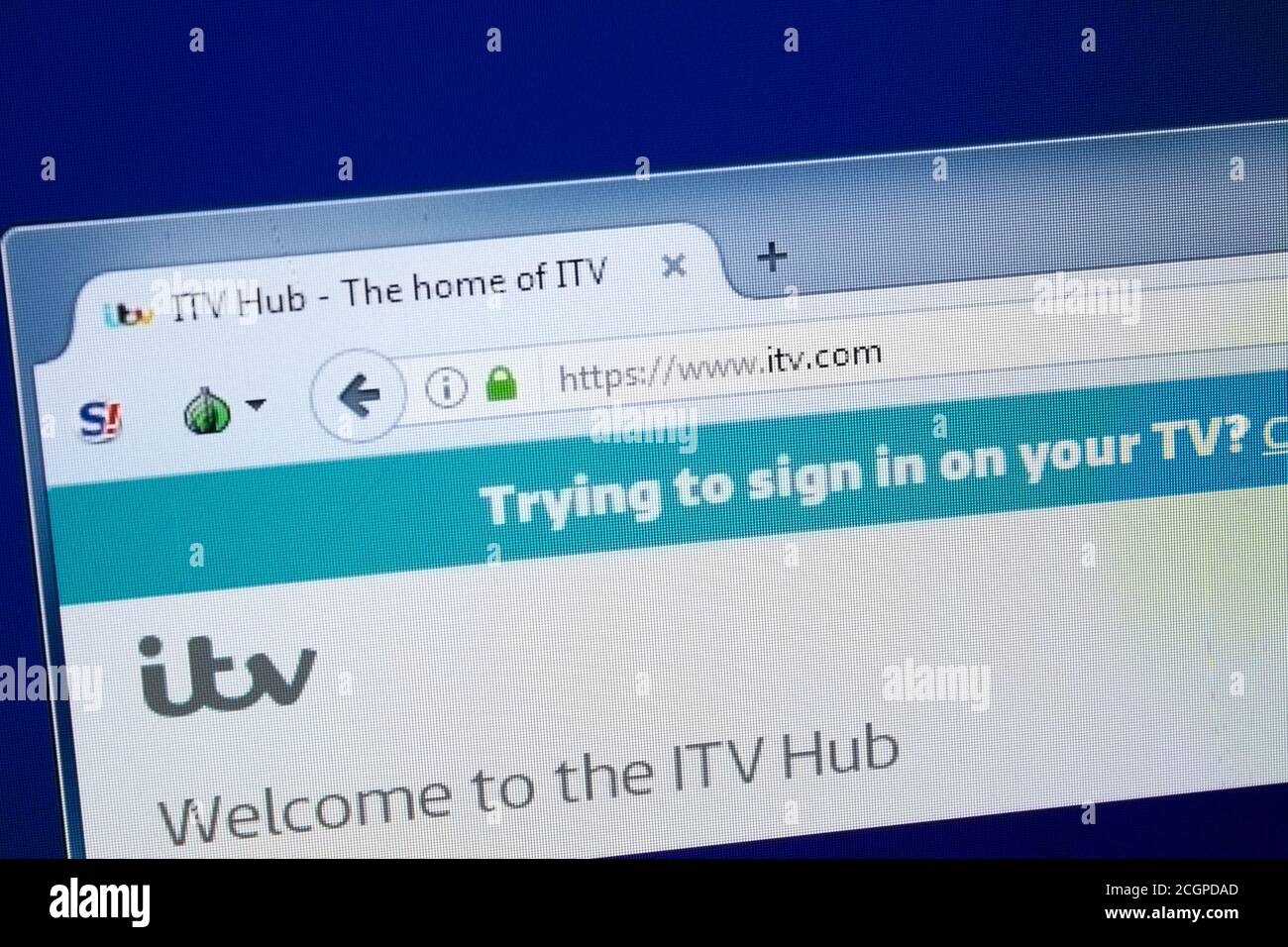 Ryazan, Russia - August 26, 2018: Homepage of Itv website on the ...